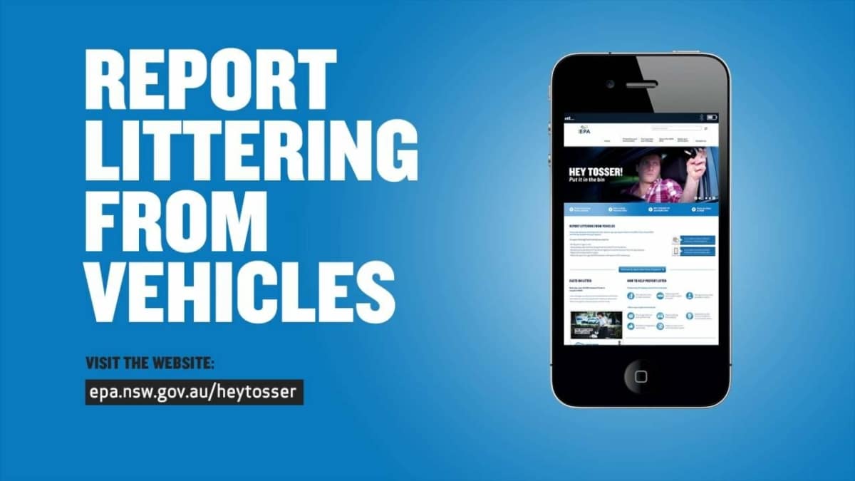 Report Littering NSW - Report a Tosser! - Paul's Rubbish